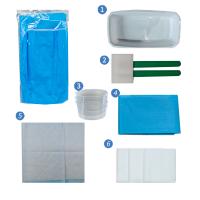 China Disposable Medical Surgical Sterile Dressing Set Kit - CE Certified, 21mm x 203mm Pouch, 100 Sets/Carton for sale