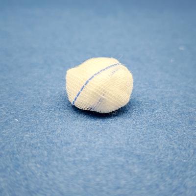 China Disposable 100% Cotton Absorbent Gauze Ball 4x4 Inch with X-ray Detectable Option - ISO13485 CE FSC Certified for sale