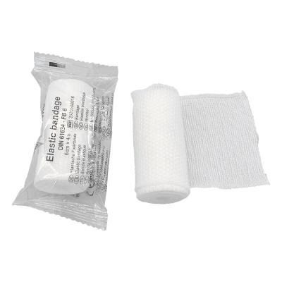 China 3 Inch PBT Elastic Conforming Bandage 10cm x 4m Heavy/Light Type for Emergency First Aid Wound Care for sale