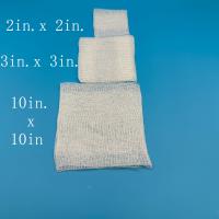 China Medical Surgical Absorbent Cotton Gauze Compress Pad 2x2 3x3 4x4 CE Certified for sale
