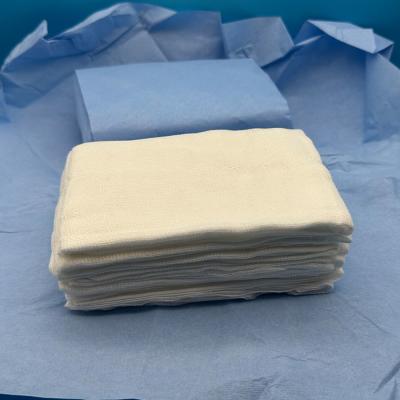 China Sterile Medical Gauze Abdominal Pads 30cmx45cm 4-Ply EO Sterile LAP Sponges for sale
