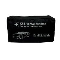 China Automotive First Aid Kit DIN13164-2022 Compliant with 160x210cm Emergency Blanket and 145mm Medical Scissors for sale