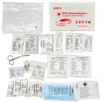 China ABS/PP Automotive First Aid Kit DIN 13164-2022 Certified 25×13×6.5cm Vehicle Emergency Medical Supplies for sale