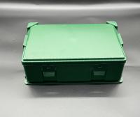 China Plastic MDR Industrial First Aid Kit DIN13157 Waterproof Medical Box with 190mm Scissors and 160x210cm Emergency Blanket for sale