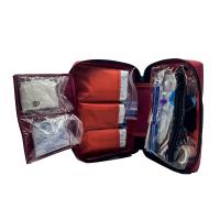 China 15-Piece Portable First Aid Kit with Custom Color and Logo Options for Car, Outdoor, and Marine Safety for sale