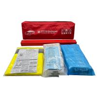 China 3-in-1 Vehicle First Aid Kit DIN 13164-2022 Compliant with Safety Vest & Warning Triangle for Automotive Emergency for sale