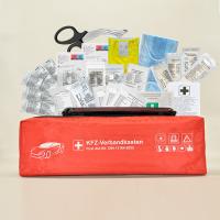 China Waterproof Vehicle First Aid Kit with Safety Vest & Warning Triangle - DIN 13164-2022 Certified, 160×210cm Emergency Blanket for sale