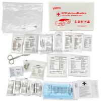 China Roadside Assistance Vehicle First Aid Kit DIN13164-2022 14pcs ABS PP Case for sale