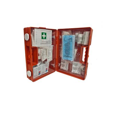 China DIN13157 Industrial First Aid Kit 40×30×15cm 61pcs ABS Case with Custom Branding for Workplace Safety for sale