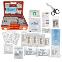 China DIN13157 Standard First Aid Kit 29×20×12cm Waterproof ABS Case with 61 Medical Supplies for sale