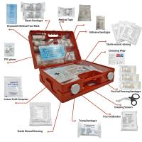 China DIN13157 Standard First Aid Kit 29×20×12cm Waterproof ABS Case with 61 Medical Supplies for sale