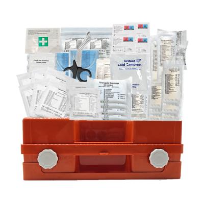 China DIN 13169 Wall-Mounted Industrial First Aid Kit 33.5x24.5x12.5cm ABS Case for sale