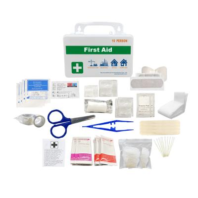 China Customized 10-Person First Aid Kit for Camping Outdoor Emergency Medical Supplies 140x105x50mm for sale