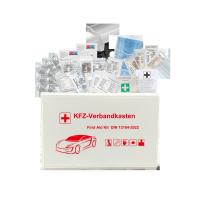 China DIN13164-2022 Compliant Automotive First Aid Kit 25x13x6.5cm Nylon Car Emergency Rescue Box for sale