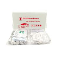 China DIN13164-2022 Compliant Automotive First Aid Kit 25x13x6.5cm Nylon Car Emergency Rescue Box for sale