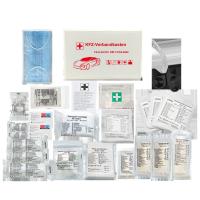 China DIN13164-2022 Compliant Automotive First Aid Kit 25x13x6.5cm Nylon Car Emergency Rescue Box for sale