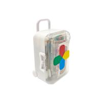 China Colorful Cartoon Print Kids First Aid Kit with ABS Case - Custom Logo & Multiple Color Options for sale