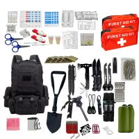 China 55CM Outdoor Survival First Aid Medical Kit with 900D Waterproof Backpack and 1.4KG Weight for sale