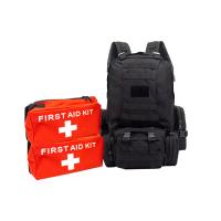 China 55CM Outdoor Survival First Aid Medical Kit with 900D Waterproof Backpack and 1.4KG Weight for sale