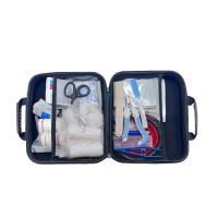 China Veterinary First Aid Kit 23x17.5x7.5cm Red Waterproof Pet Medical Bag for Emergency Care for sale