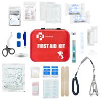 China CE Certified Pet First Aid Kit 23×17.5×7.5cm Waterproof Veterinary Emergency Medical Bag with Custom Logo for sale