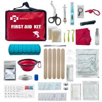 China CE Certified Pet First Aid Kit 23x17.5x7.5cm Waterproof EVA Bag for Dogs Cats Outdoor Camping for sale