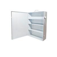 China DIN13157 Wall Mounted Metal First Aid Cabinet with Key Lock - 3-Tier Medicine Storage Box, CE/ISO Certified, Customizable Sizes for sale