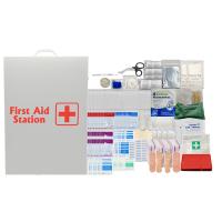 China Wall Mounted 3-Tier Metal First Aid Cabinet with Key Lock - Customizable Size & Colors - CE/ISO Certified for sale