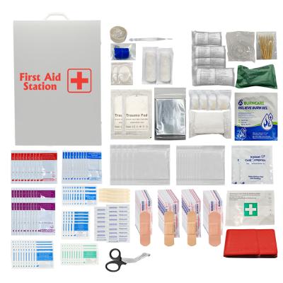 China 3-Tier Metal First Aid Cabinet with Key Lock - Wall Mounted Medical Storage Box for Emergency Supplies (Customizable Size) for sale