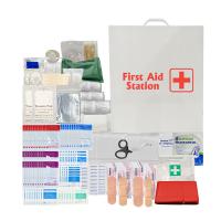 China 3-Shelf First Aid Cabinet - 0.65kg Portable Emergency Medical Supply Station for Outdoor & Home Use for sale