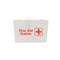 China Two-Layer Metal Storage Box 140x105x50mm to 360x250x80mm First Aid Kit with CE ISO13485 Certification for sale