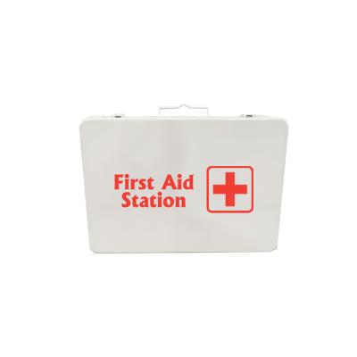 China Two-Layer Metal Storage Box 140x105x50mm to 360x250x80mm First Aid Kit with CE ISO13485 Certification for sale