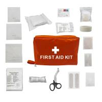 China Nylon Automotive First Aid Bag 25x13x6.5cm Emergency Medical Kit for Outdoor Rescue for sale