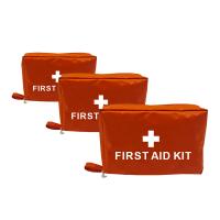 China OEM Portable First Aid Kit Box 25x13x6.5cm Nylon Emergency Medical Bag for Workplace Vehicle Hotel Rescue for sale