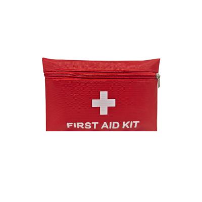 China First Aid Training Kit with Triangular Bandage and CPR Accessories - 25×13×6.5cm Nylon Bag for Home, Office & Outdoor Use for sale