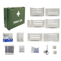 China Custom Logo ABS Workplace First Aid Kit BS8599-1 2019 CE Certified Emergency Medical Bag for sale