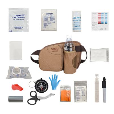 China Portable Waist Bag First Aid Kit 55x27x8cm Outdoor Mountaineering Emergency Medical Supplies for sale