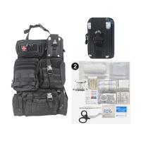 China DIN 13164-2022 Compliant Vehicle First Aid Kit - Professional Outdoor Tactical Rescue Medical Set with Nylon Construction for sale