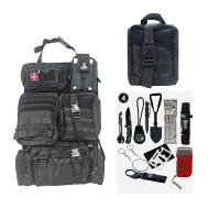China DIN 13164-2022 Compliant Vehicle First Aid Kit - Professional Outdoor Tactical Rescue Medical Set with Nylon Construction for sale