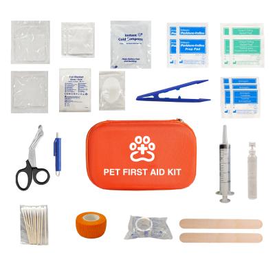 China Compact Veterinary First Aid Kit 23×17.5×7.5cm CE Certified for Dogs Cats Small Animals for sale