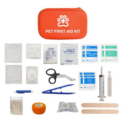 China Compact Veterinary First Aid Kit 23×17.5×7.5cm CE Certified Waterproof for Dogs Cats Small Animals for sale