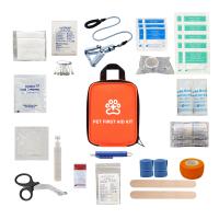China CE Certified Waterproof Veterinary First Aid Kit 23×17.5×7.5cm for Small Pets and Dogs with Custom Branding for sale