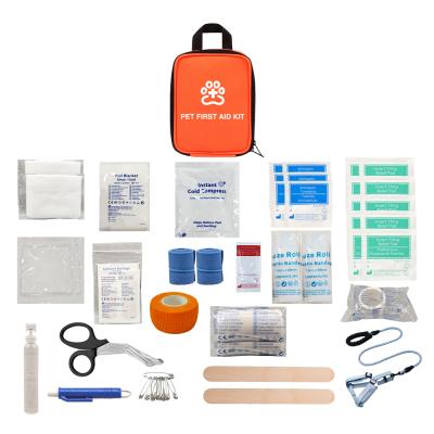 China CE Certified Waterproof Veterinary First Aid Kit 23×17.5×7.5cm for Small Pets and Canine Companions for sale