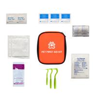China 14 Piece Dog First Aid Kit Pet Emergency Travel Kit 23x17.5x7.5cm CE Certified for sale
