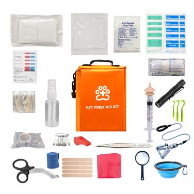 China Bestreat Waterproof Pet First Aid Kit Bag 23x17.5x7.5cm CE Certified for Dogs Cats for sale