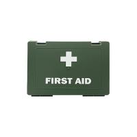 China Plastic Large Workplace First Aid Box Full Kit with 85pcs Medical Supply Accessories for sale
