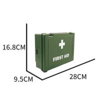 China Plastic Large Workplace First Aid Box Full Kit with 85pcs Medical Supply Accessories for sale