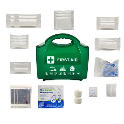China Custom Logo PP First Aid Kit BS8599-1:2019 Compliant with 3 Year Shelf Life for Workplace Safety for sale