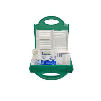 China BS8599-1 Compliant Workplace First Aid Kit - 189 Pieces in Water-Resistant ABS Case for 100 Persons for sale