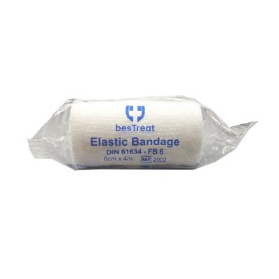 China Medical Disposable PBT Elastic Bandage 10cm x 4m Size with CE ISO Certification for Surgical First Aid for sale